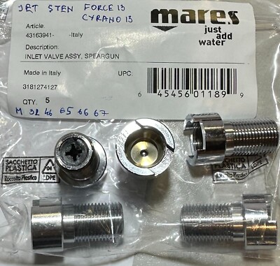 Mares pneumatic speargun inlet Valve Assy Replacement Part | eBay