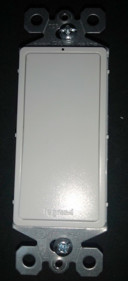 LOT OF 10 Legrand Radiant Lighted Paddle Switch 15A TM870WSLCC10 WHITE ...