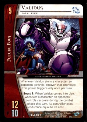Validus - Fatal Five DLS-071 Legion Of Super-Heroes VS System 2006 TCG ...
