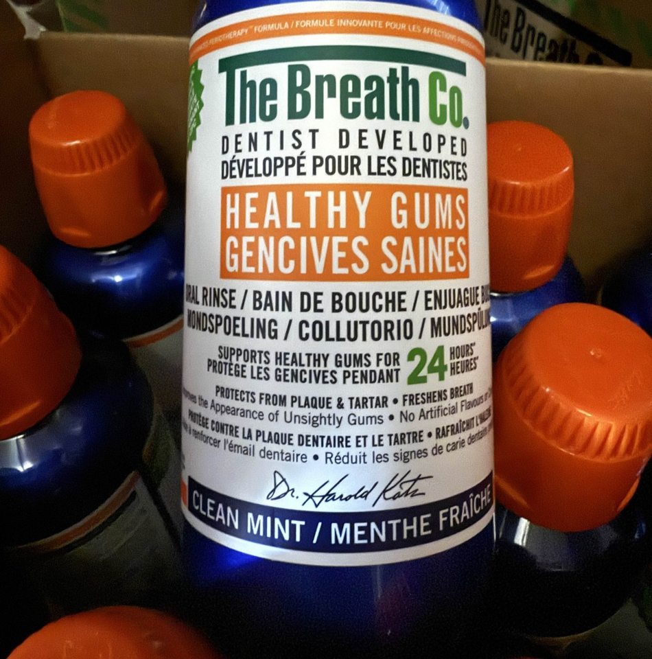 TheraBreath Healthy Gums Oral Rinse Clean Mint 16 oz 12 pack check BB ...