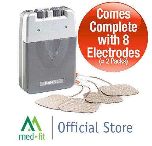 Med-Fit 1 Dual Channel Tens Machine-Fast Effective Pain Relief with 8 ...