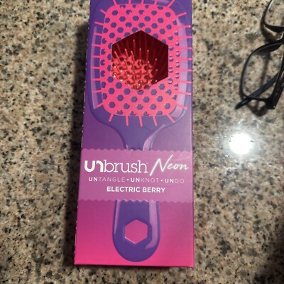 FHI Heat UNbrush Detangling Brush Pain-Free Brushing Pink Berry All ...