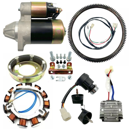 Diesel Electric Starter Motor Flywheel Rectifier 186F 186FA 186FA L100 ...