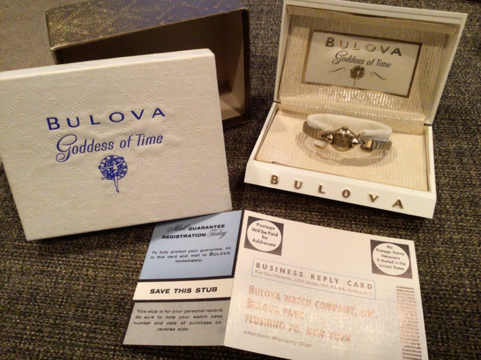Bulova Watch-Ladies-Original box and card | eBay