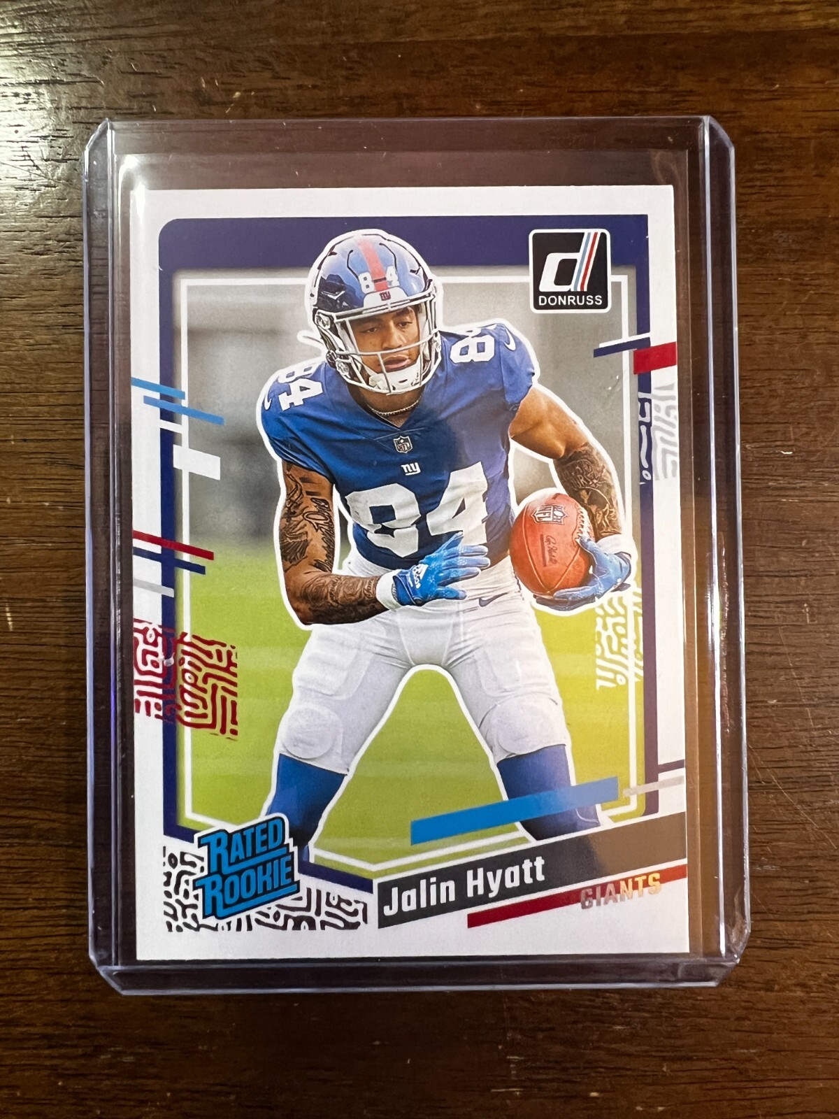 2023 Donruss Football Rated Rookie RC Jalin Hyatt #378 Giants | eBay