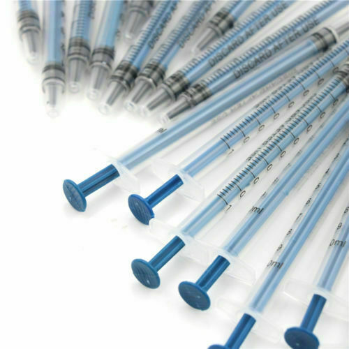 20 x 1ml Syringe Plastic Disposable Injector Syringe Hobby Craft Art ...