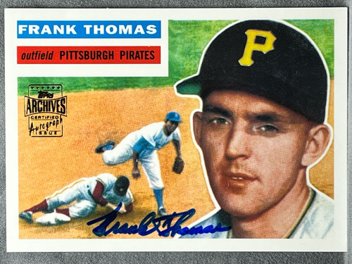 2001 Topps Archives Baseball Frank Thomas Auto Pirates #153 | eBay