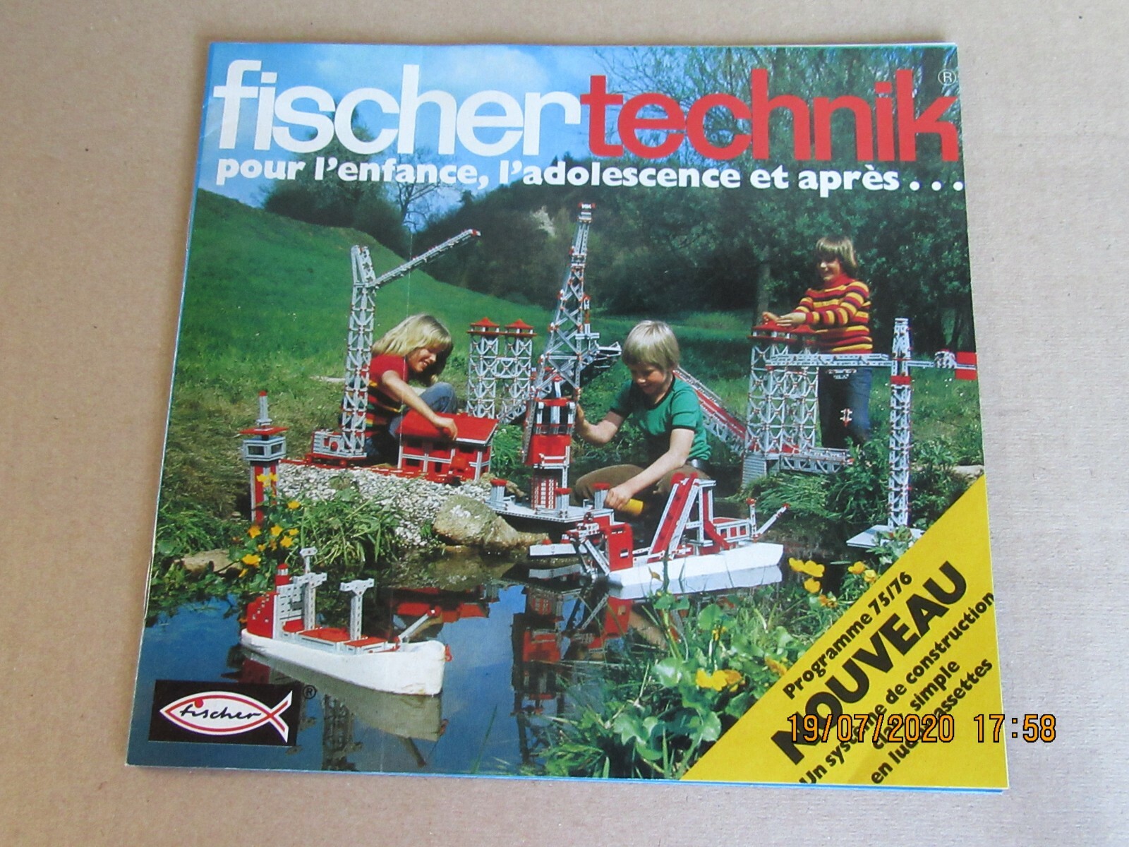 318N Vintage Fischertechnik Catalogue 1975/76 Of 24 Pages 21 X 19.7 Cm ...