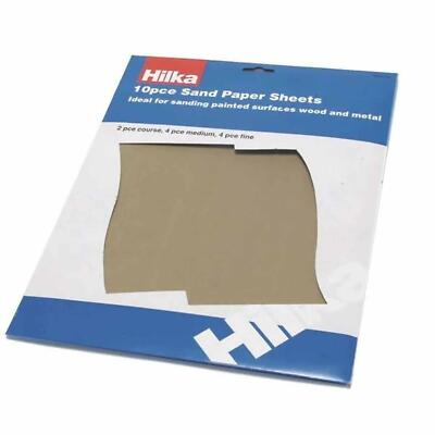Sandpaper 10 Sheets Of Sand Paper Available In Course Medium & Fine ...