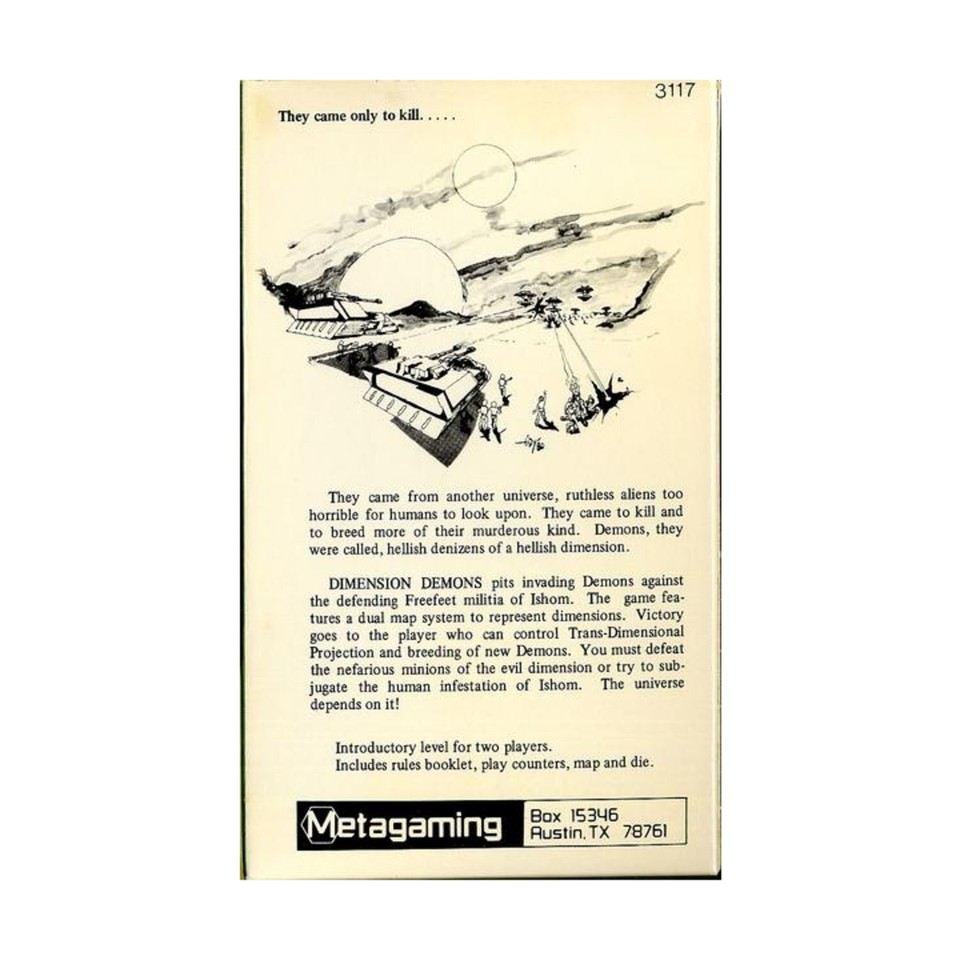 Metagaming MicroGames MicroGame #17 - Dimension Demons Box Fair/EX | eBay