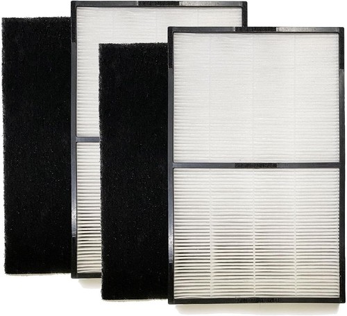 2 Pack Nispira A2 True HEPA Carbon Replacement Filter 3M Filtrete Air ...
