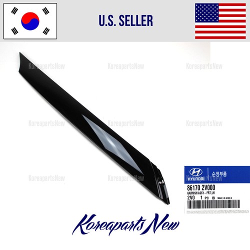 Windshield Pillar Moldings Trim Left DRIVER ⭐OEM⭐ 861702V000 Veloster ...