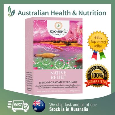 ROOGENIC NATIVE RELIEF 18 TEA BAGS + FREE SAME DAY SHIPPING & SAMPLE | eBay