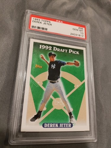 1993 Derek Jeter Topps 1992 Draft Pick Rookie PSA 10 🔥🔥🔥🔥🔥 | eBay