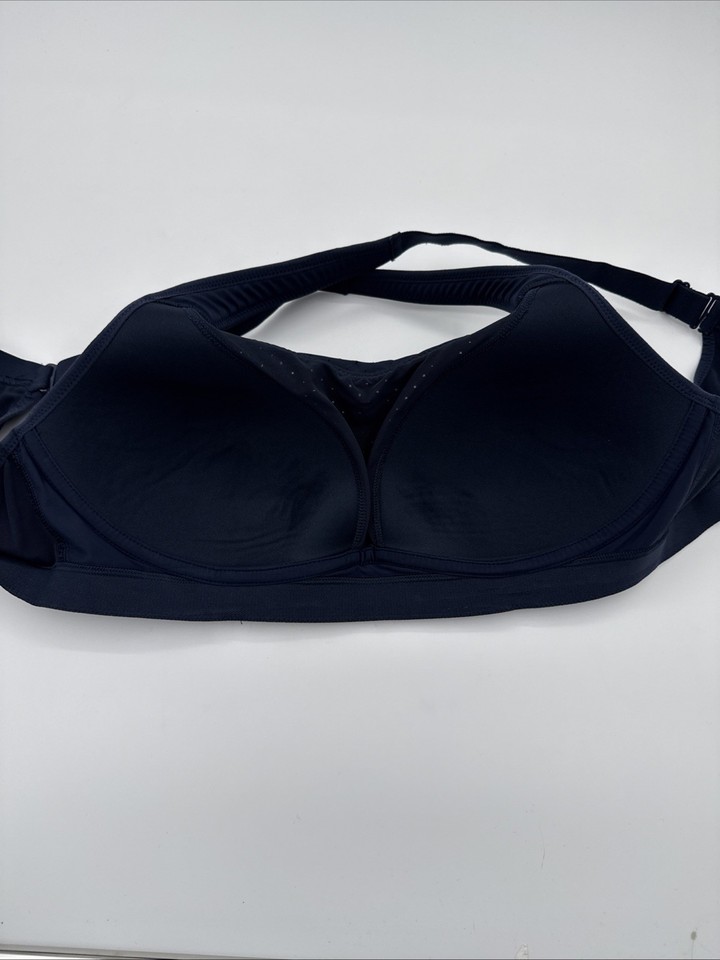 Lululemon Run Times High Impact Sports Bra Navy Blue Size 38B Padded ...