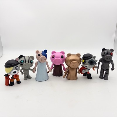 Roblox Piggy Action Figures Toy Lot of 7 – Gold Piggy, Willow, Robby ...