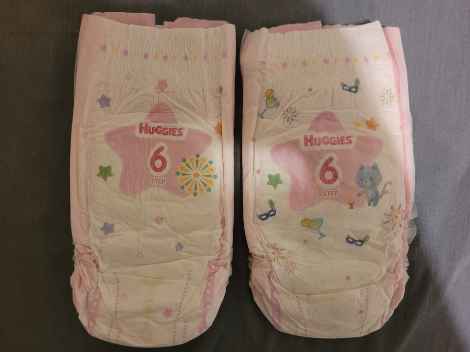 New Vintage & Rare Huggies Korea Magic Fit Pack of 4 - Girls, Size 6 ...