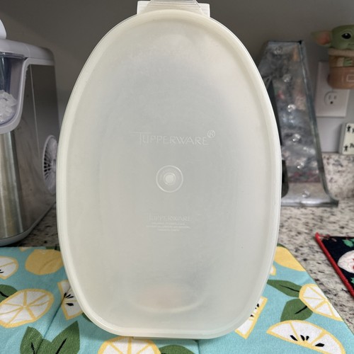 Tupperware 3 Piece Ham Turkey Storage Keeper Lid & Holder 488-1 487-5 ...