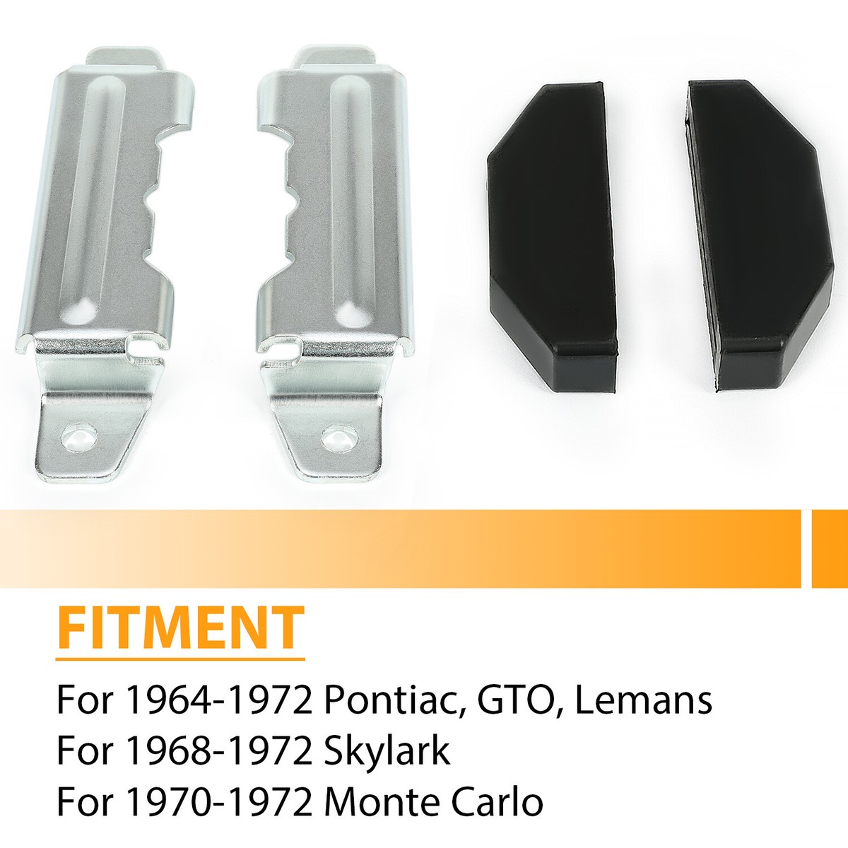 GM Restoration Brackets Inline Tube Transmission Cross Mount Brackets ...