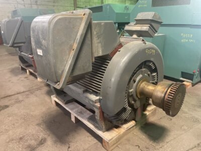 500 HP Teco-Westinghouse Electric Motor 1800 RPM Fr 5808B TEFCBB 2300/ ...
