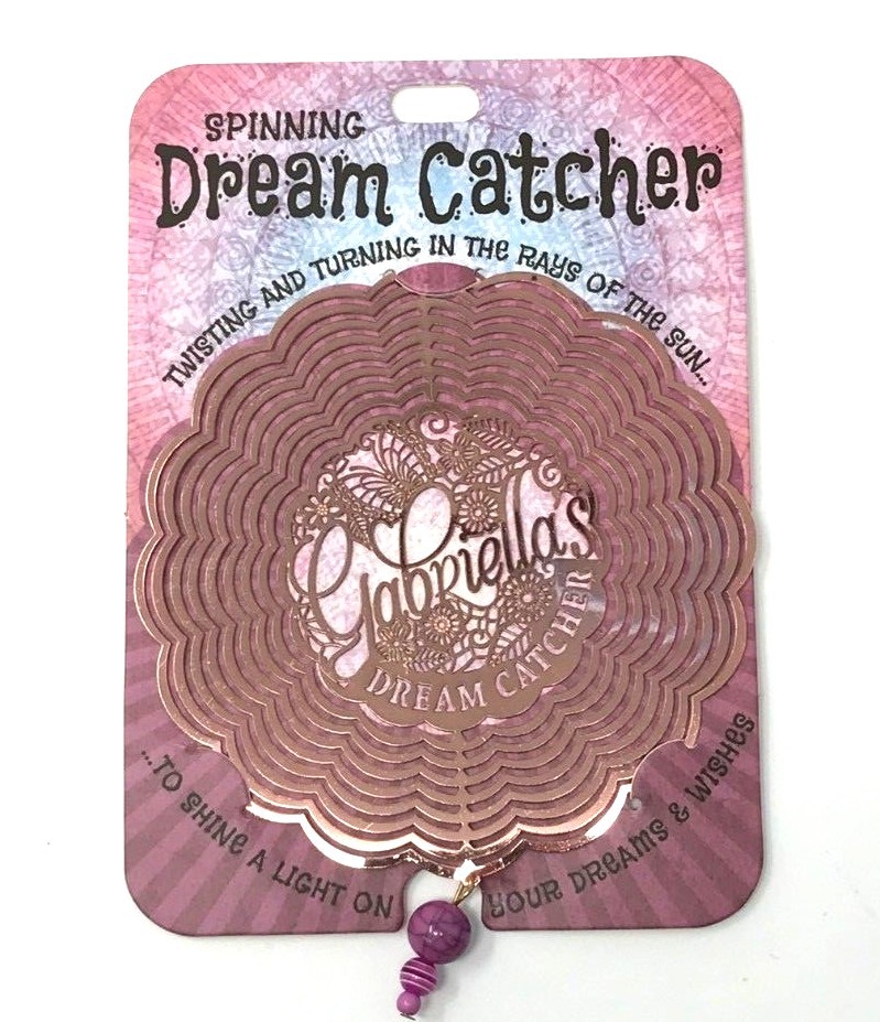Personalized Spinning Dream Catcher Window Gift Garden Names Choose ...