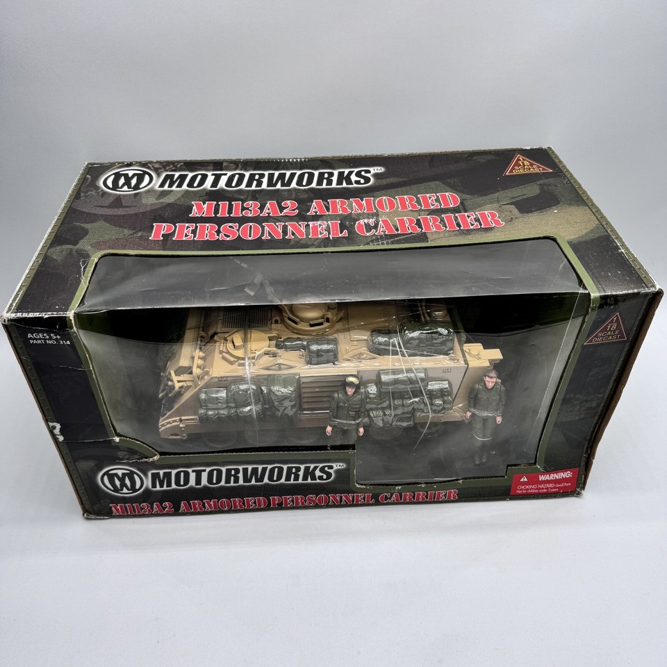 Motorworks M113A2 Armored Personnel Carrier APC Tank 1:18 Diecast Box ...