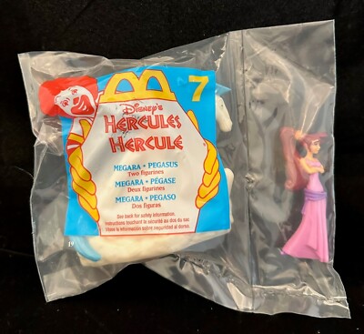 McDonalds Happy Meal Toy Disney Megara and Pegasus #7 New in package | eBay