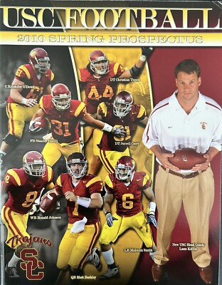 2010 USC TROJANS FOOTBALL SPRING MEDIA GUIDE | eBay