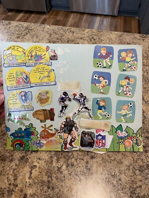 Vintage 1980s Sticker Collection Book Totally Retro MOTU, Pac-Man ...