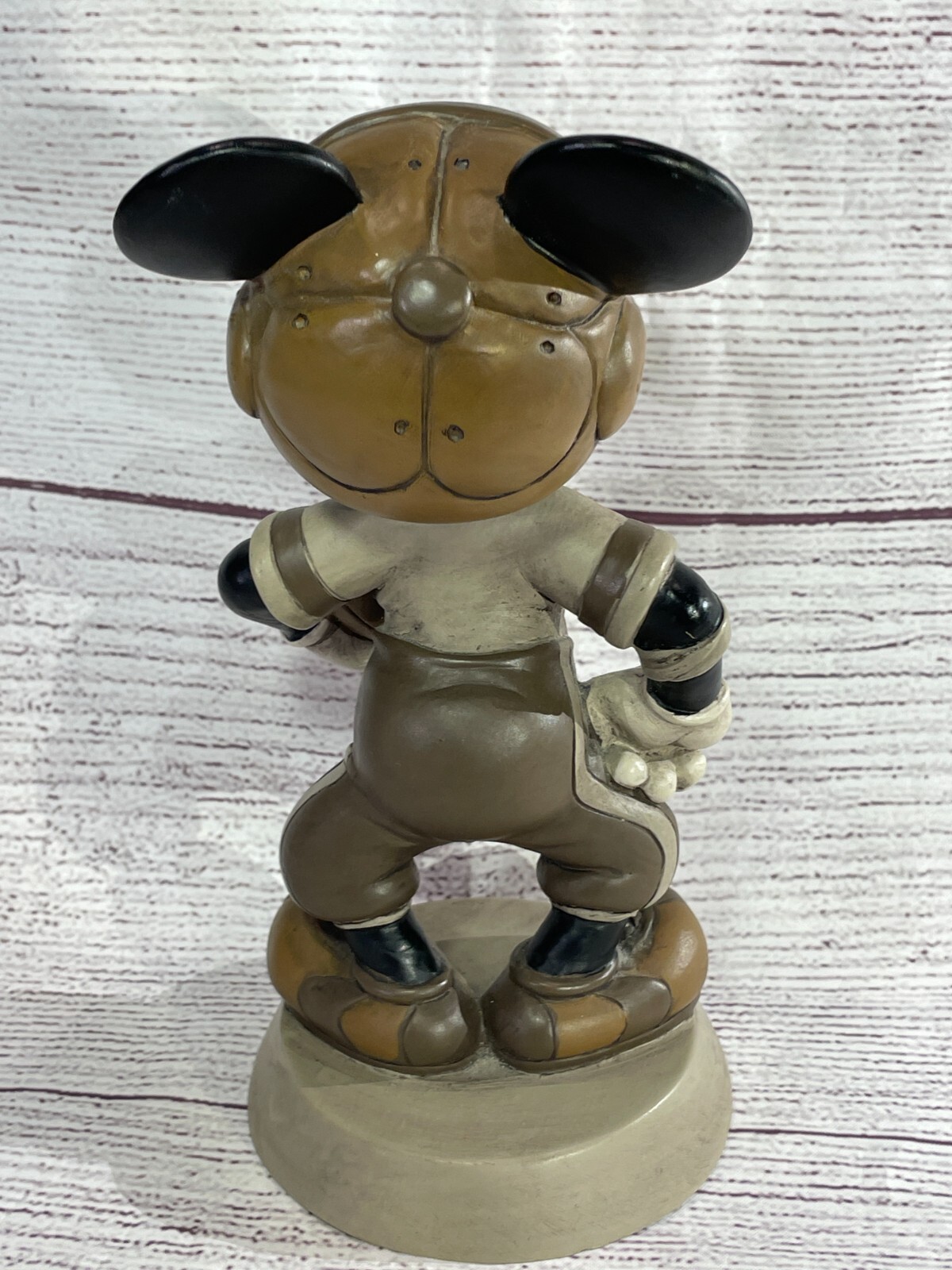 Mickey Mouse Football Player Bobblehead Walt Disney World 8" Old Time ...