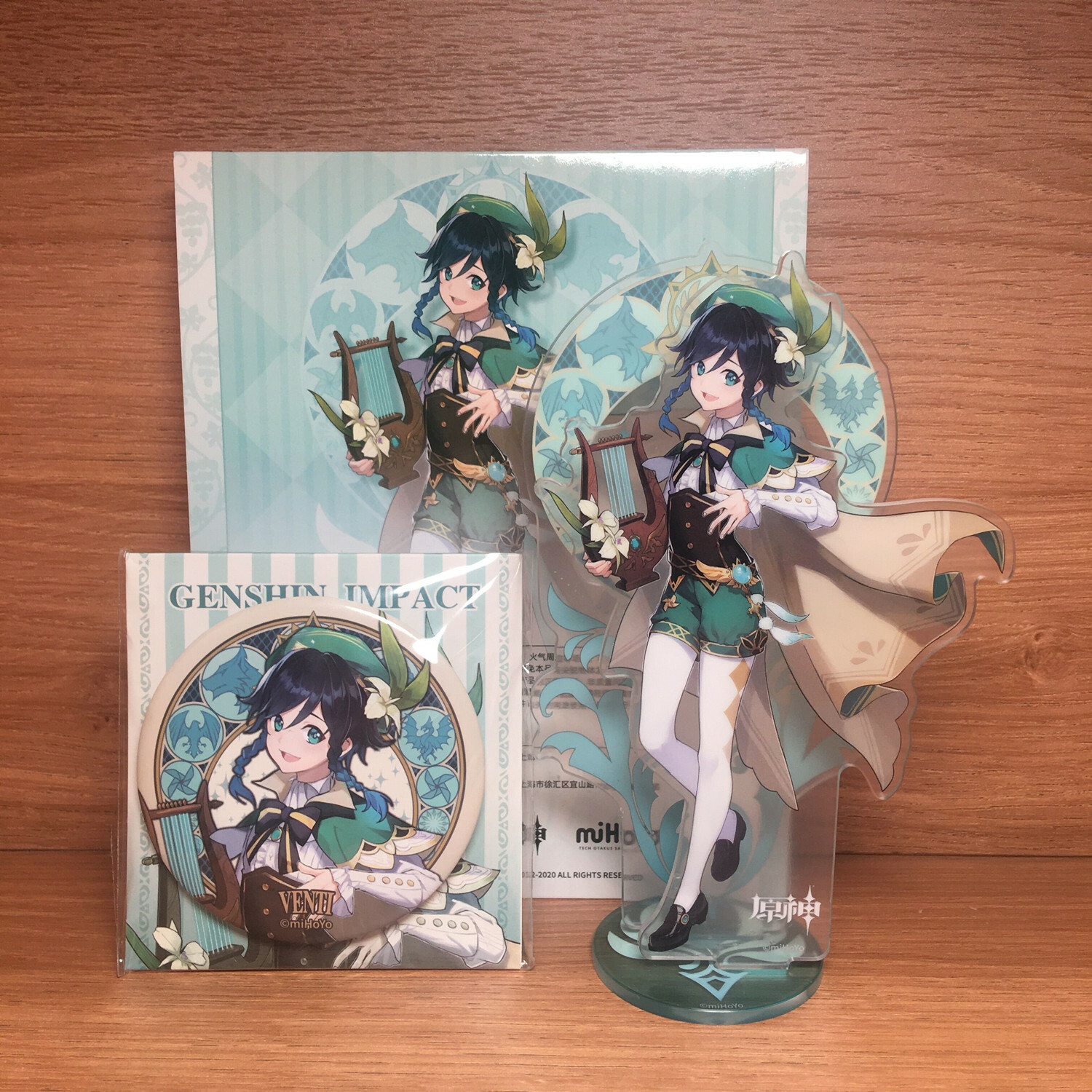 Official Genshin Impact Venti Acrylic Stand Figure Model Collection ...