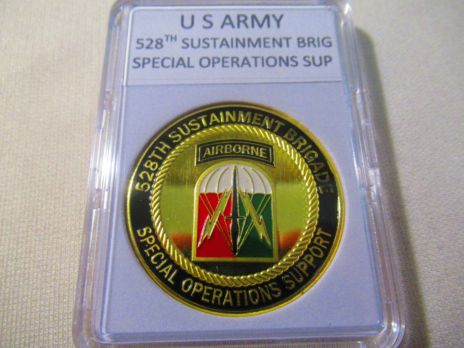 US ARMY 528th SUSTAINMENT BRIGADE Challenge Coin | eBay