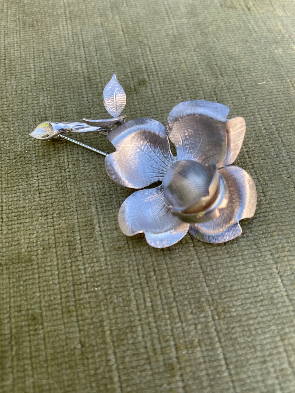 Sterling silver Rose Brooch Hallmarked English Silver | eBay