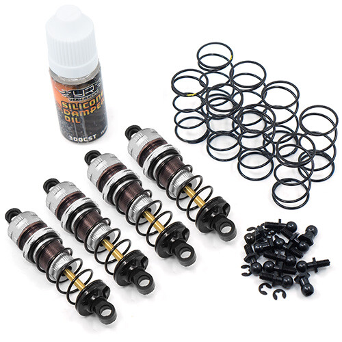 Yeah Racing DSG-0060SV Shock-Gear 60mm Damper Shock Set (4) For 1/10 RC ...
