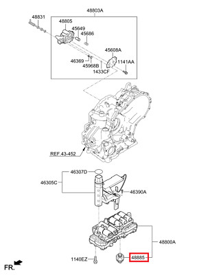Genuine/OEM 4888502300 SENSOR ASSY-OIL PRESSURE for Kia Morning 11 | eBay