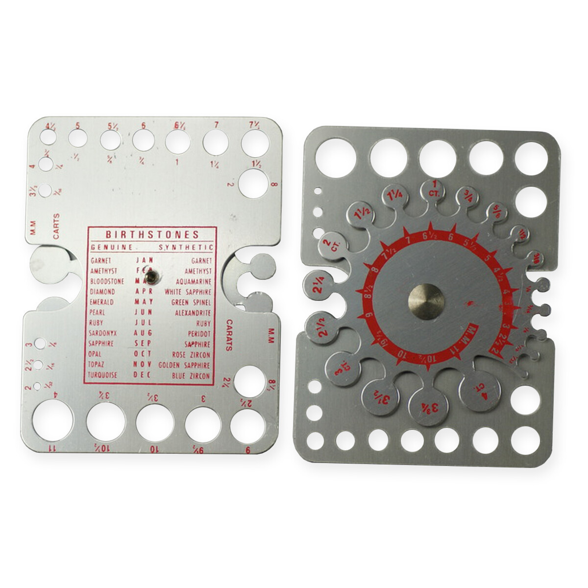 Gemologist jewellers Stone DIAMOND CARAT GAUGE Weight Sizing gem ...