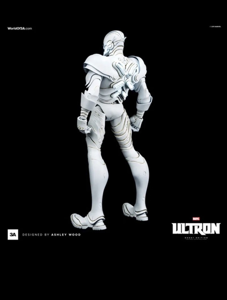 ThreeA 3A Threezero Marvel Ultron 1/6th Ghost Edition Figure | eBay