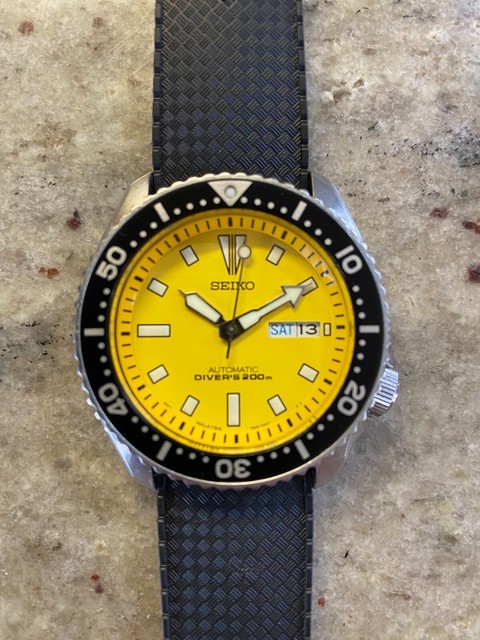 Seiko Yellow Men's Watch - SKXA35 for sale online | eBay