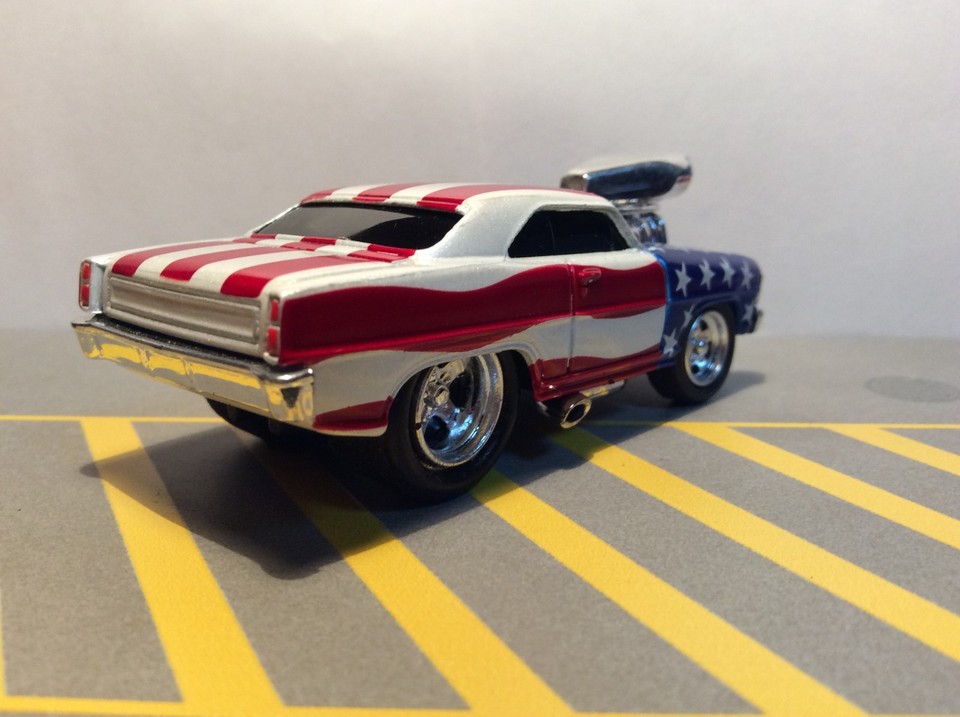 MUSCLE MACHINES STARS & STRIPES 1967 CHEVY NOVA 1/64 67 NOVA - | eBay