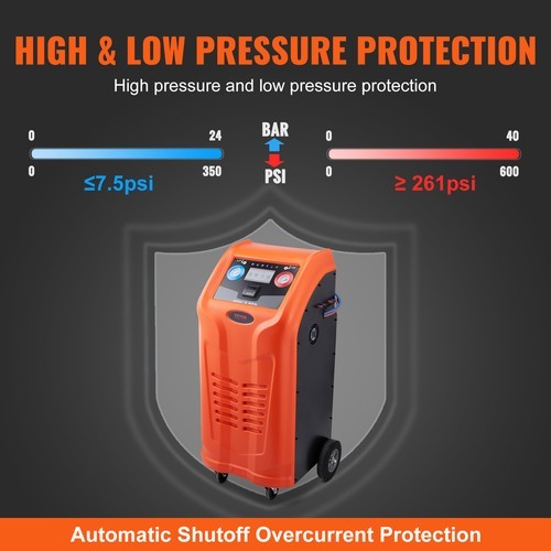 Refrigerant Recovery Recharge Machine R-1234yf R-134a Fully Automatic ...