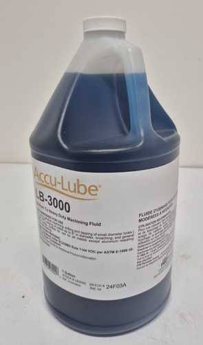 Accu-Lube Lb3000 Sawing Cutting Oil 1 Gallon Bottle Liquid Blue | eBay