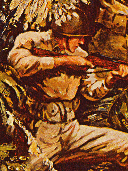 Let's Go Get 'Em! 1942 US Marines WWII Recruiting Poster - 24x36 | eBay