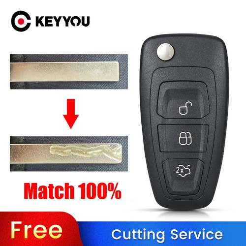 BLADE CUT by PHOTO Car Key Case For Ford Focus Mk1 Mondeo Transit ...