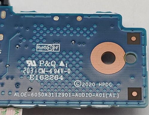 HP Probook X360 11 G5 EE Audio Power Button USB Board with Cable L84410 ...