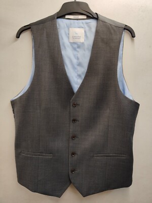 Chester Barrie Men's Charcoal Single Breasted Waistcoat 42R | eBay UK
