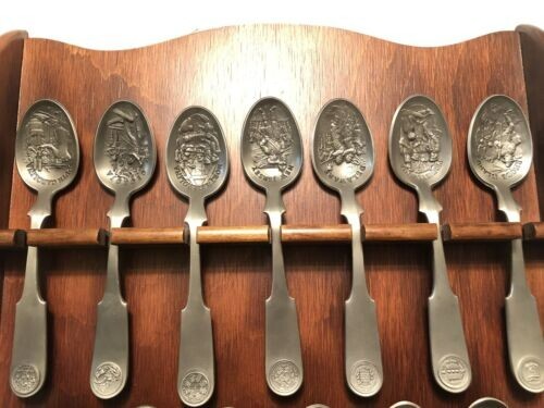 VINTAGE “THE OFFICIAL BICENTENNIAL SPOON COLLECTION” 1976 with COA | eBay