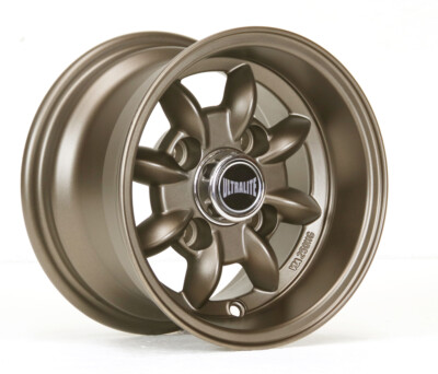 ULTRALITE CLASSIC MINI 10" x 6J ET-3 4x101.6 MATTE BRONZE ALLOY WHEELS ...
