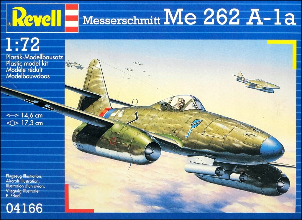 Revell 04166 Me 262 A-1A72 AIRCRAFT SCALE 1/72 NEW | eBay
