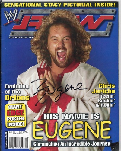 DS118 Eugene Signed vintage WWF Wrestling Magazine w/COA **BONUS** | eBay