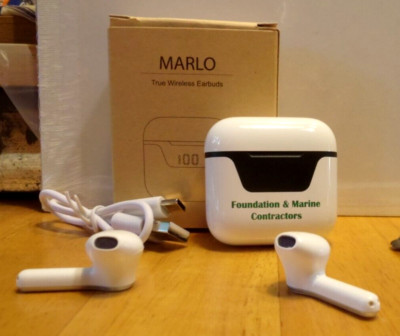 MARLO True Wireless Earbuds - GC6219W - New in Box - With Corp. Logo ...